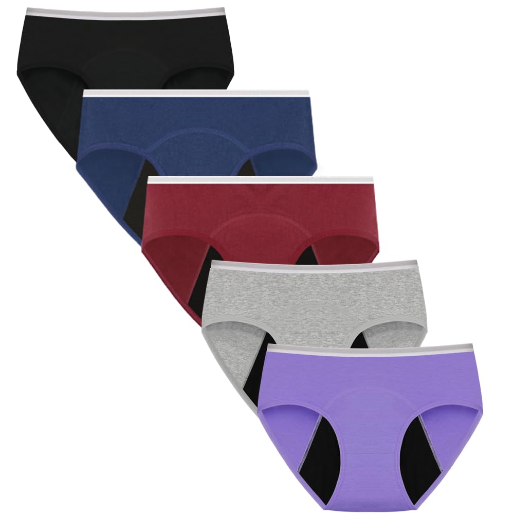 Snapklik.com : Teen Girls Period Panties Heavy Flow High Absorbency ...