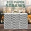 Amazon.com: Chunspak 7.75'' Disposable Paper Drinking Straws Bulk ...