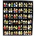 Amazon.com: DisplayGifts Minifigures Small Toy Blocks Figures Wall ...