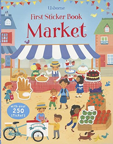 First Sticker Book Market (First Sticker Books): Amazon.co.uk ...