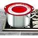 Amazon.com: 1 X Boil Over Safeguard - Silicone Lid Stops Pots and Pans ...