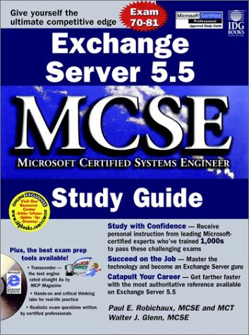 Buy Exchange Server 5.5 MCSE Study Guide (McSe Certification Series) Book Online at Low Prices ...