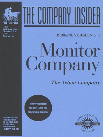 Amazon.com: Monitor Company: The WetFeet.com Insider Guide (Wetfoot.Com ...