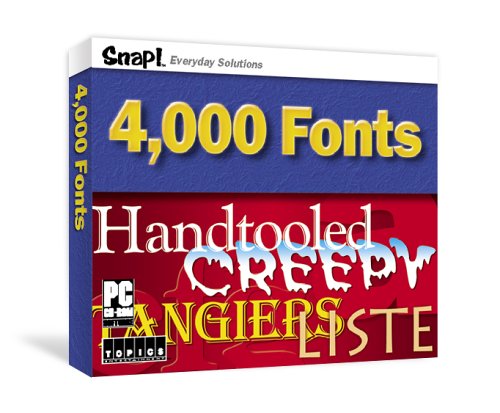 4,000 Fonts (Snap! Everyday Solutions): unknown author: 9781591500063 ...