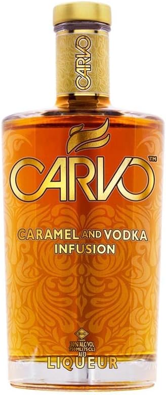 Carvo Caramel Vodka 75 cl Kosher (Case of 1) : Amazon.co.uk: Grocery