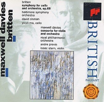 Britten - Cello Symphony; Maxwell Davies - Violin Concerto: Amazon.es ...