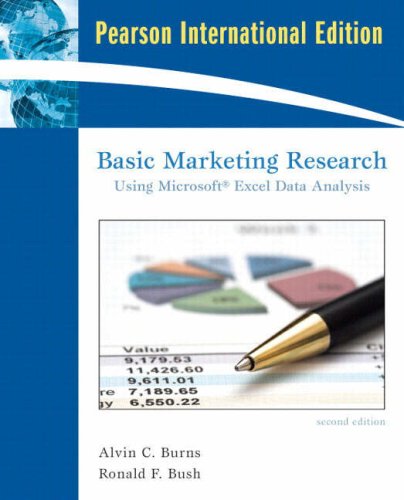 Buy Basic Marketing Research Using Microsoft Excel Data Analysis ...