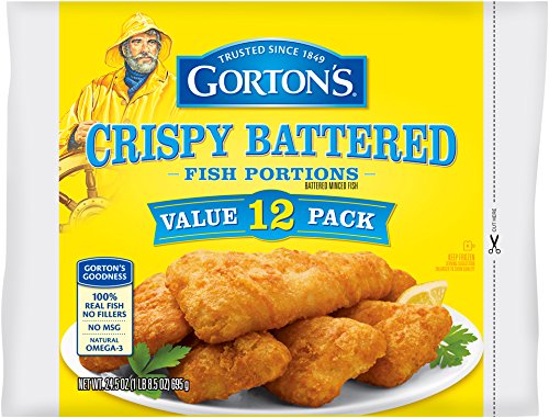 Amazon.com: Gorton's, Crispy Battered Fish Portions, 24.5 oz (Frozen ...