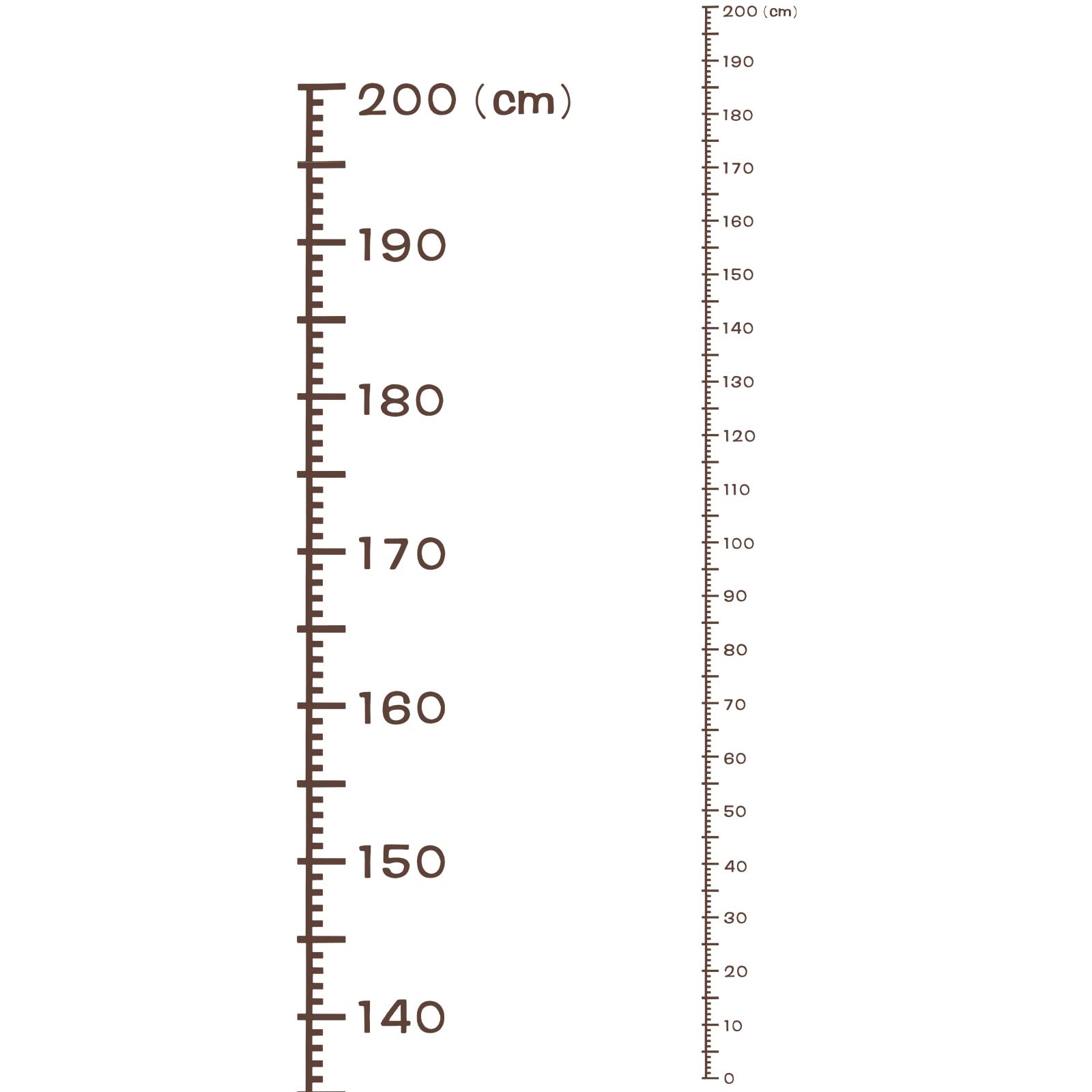 Nursing Metric Conversion Chart Ruler Height Ruler Growth Chart For