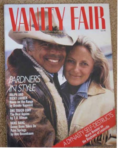Vanity Fair Magazine February 1988: Marie Brenner, Gregg Kilday, Ron ...