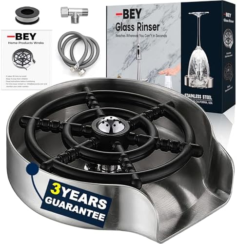 Amazon.com: Solid Copper Glass Rinser for Kitchen Sink – Efficient ...