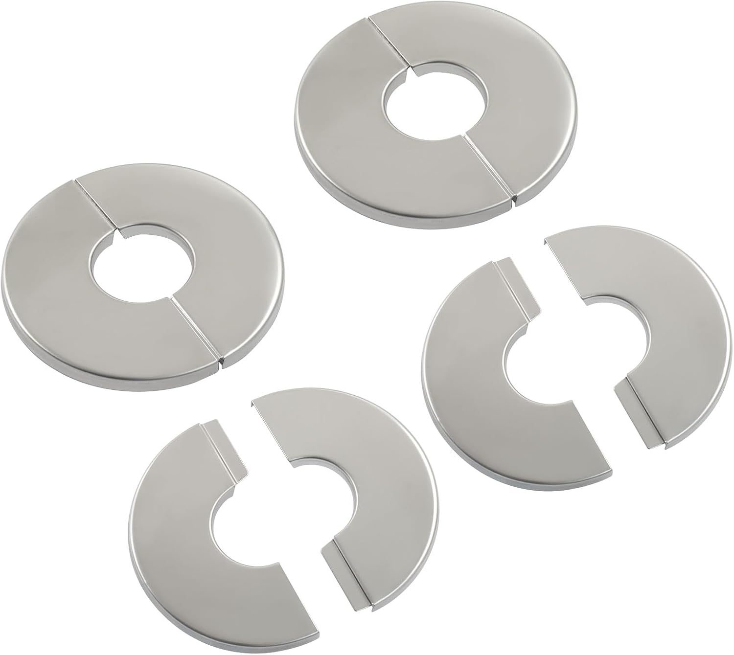 BokWin 4 Pack 0.87 inch/22mm ID Wall Split Flange, Stainless Steel ...