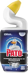 Pato Limpador Sanitário Poderoso Removedor de Manchas 500ml : Amazon ...