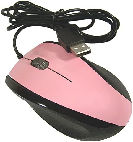 Tornado Pink Wired Scroll USB Optical Mouse M360-PINK 5V-50mA Black ...