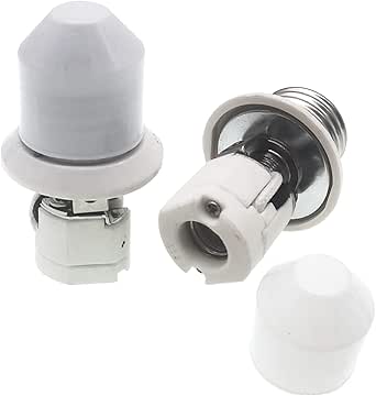 E26 to E11 Light Socket Adapter,Porcelain Standard Medium E26/E27 Screw ...