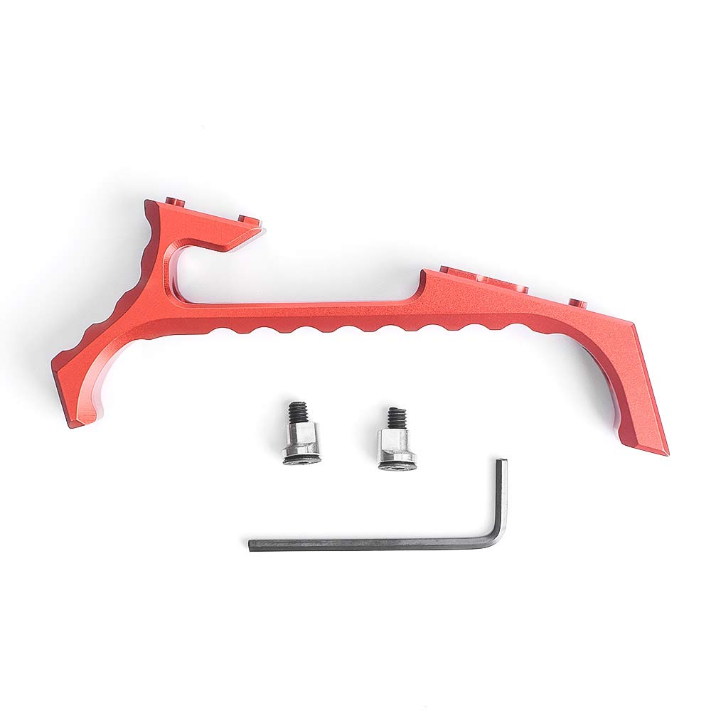 Buy SBGJMY VP23 Aluminum Curved Angled Hand Stop Airsoft Grip Foregrip ...