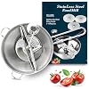 Amazon.com: KitchTron Food Mill with 3 Grinding Milling Discs,Bowl ...