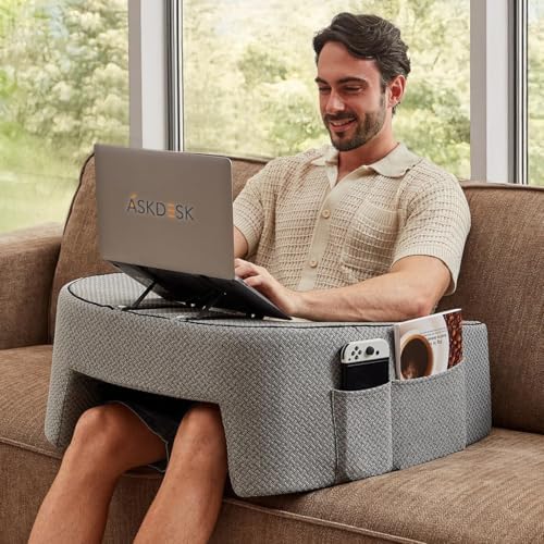 Amazon.com: AskDesk Reading Pillow for Lap,Extra Large Soft Foam Lap ...