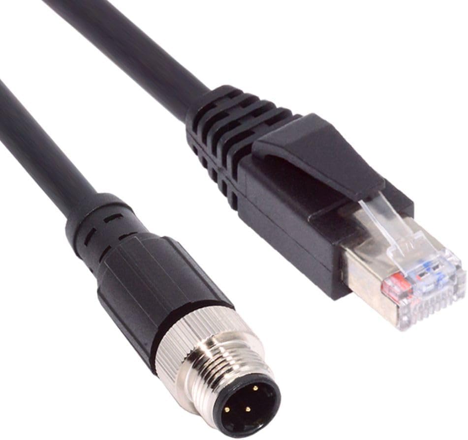 chenyang RJ45 to M12 Type-D D-Coded 4Pin Cat5e Network Cable for ...