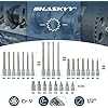 Haskyy 26tlg M5-M18 XZN-Vielzahn-Satz-Set Innen Vielzahn Nüsse ...