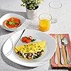 Amazon.com | Square Dinnerware Set, MEKY Glassware 18-Piece Service for ...