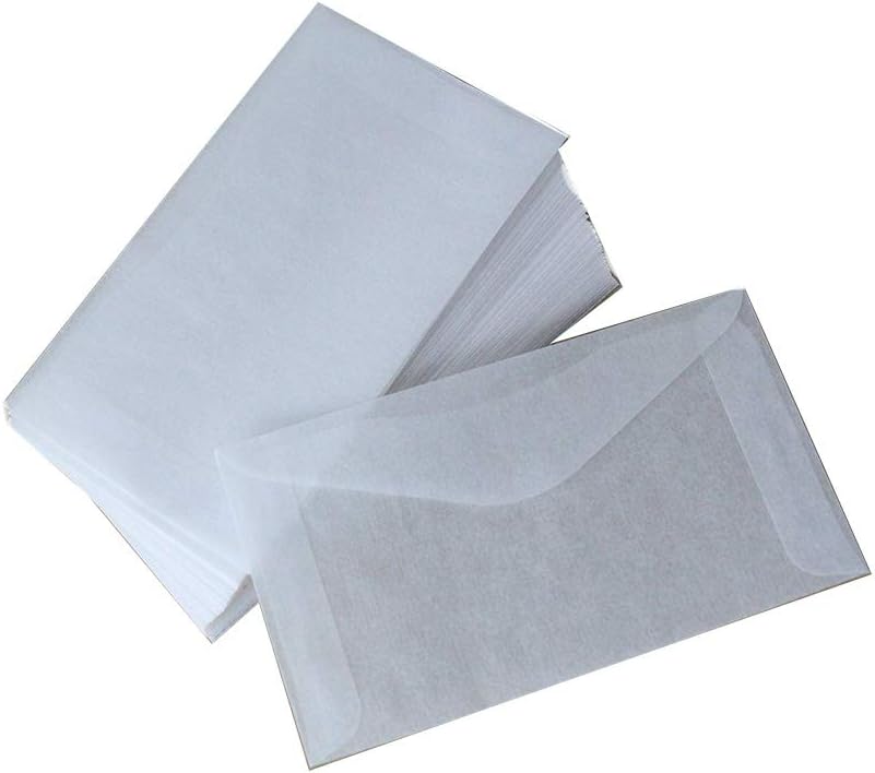 Amazon.com : JAM PAPER A6 Translucent Vellum Envelopes - 4 3/4 x 6 1/2 ...