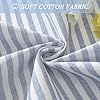 Amazon.com: meioro Striped Ruffled Tablecloth Rectangle Summer Cotton ...