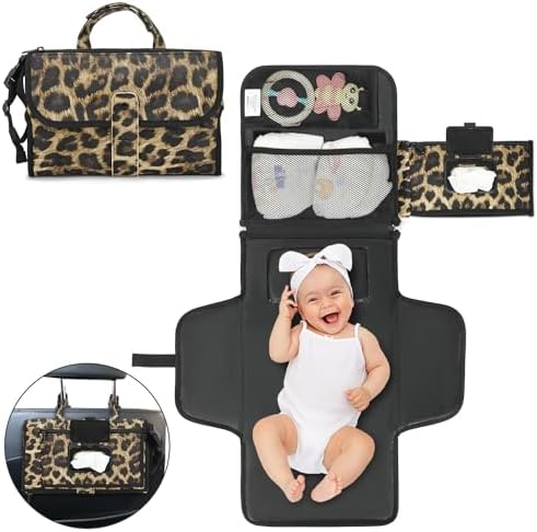 Amazon.com : Portable Diaper Changing Pad, Modern Portable Changing Pad ...