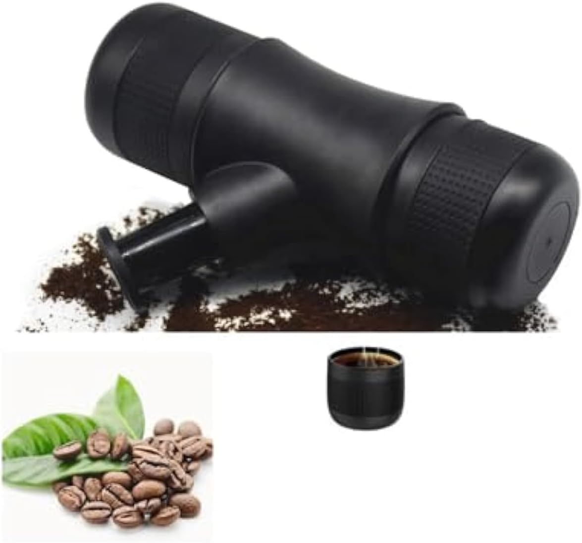 Amazon.com: Portable Mini Espresso Maker -Hand Held Pressure -Cafe ...