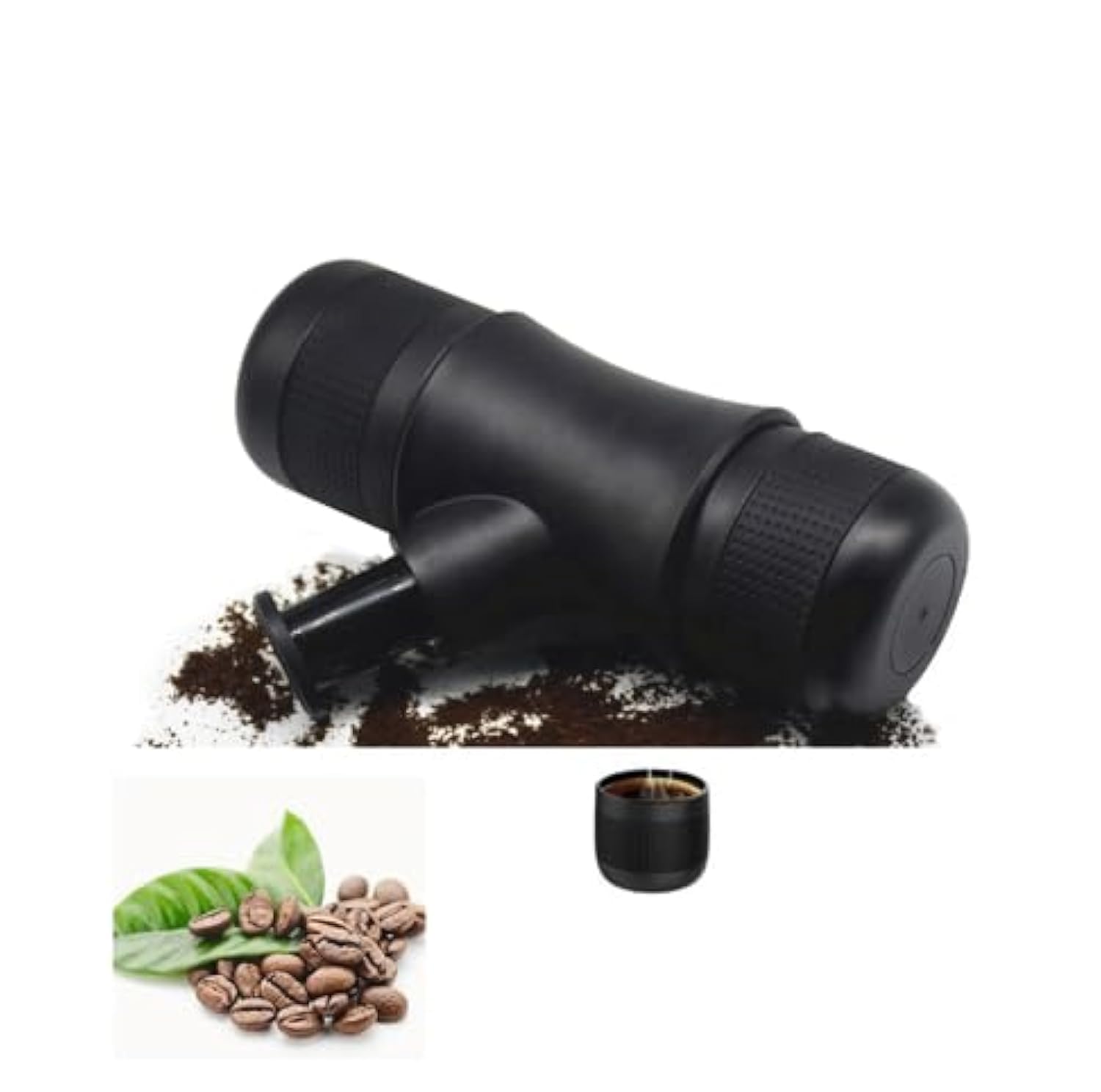 Amazon.com: Portable Mini Espresso Maker -Hand Held Pressure -Cafe ...