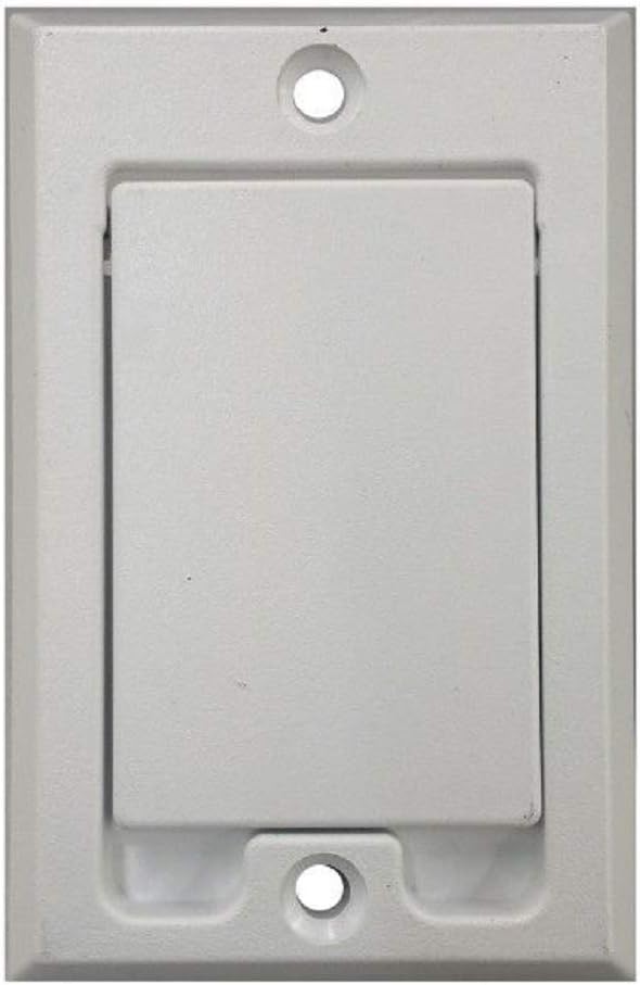 Amazon.com: 6pc Central Vacuum Square Door Inlet Wall Plate White for ...