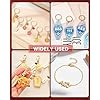 Amazon.com: 325PCS FIVEIZERO Keychain Making Kit - Keychain Clips with Key Ring, Lobster Claw ...