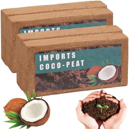 Amazon.com : Coco Coir Brick Organic Coconut Coir 650 Gram Coco Fiber ...