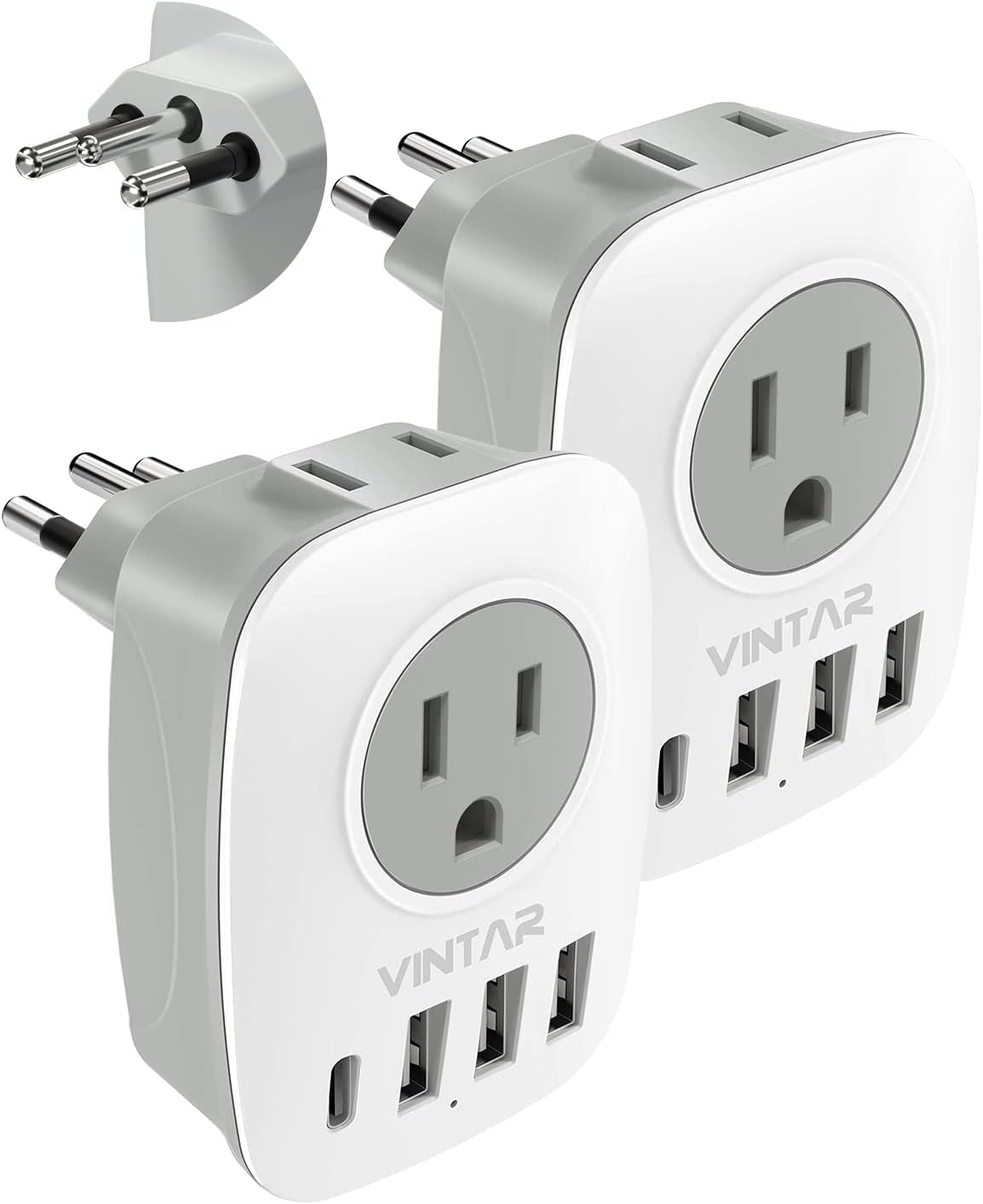 Amazon.com: United States to Brazil Travel Power Adapter to Connect ...