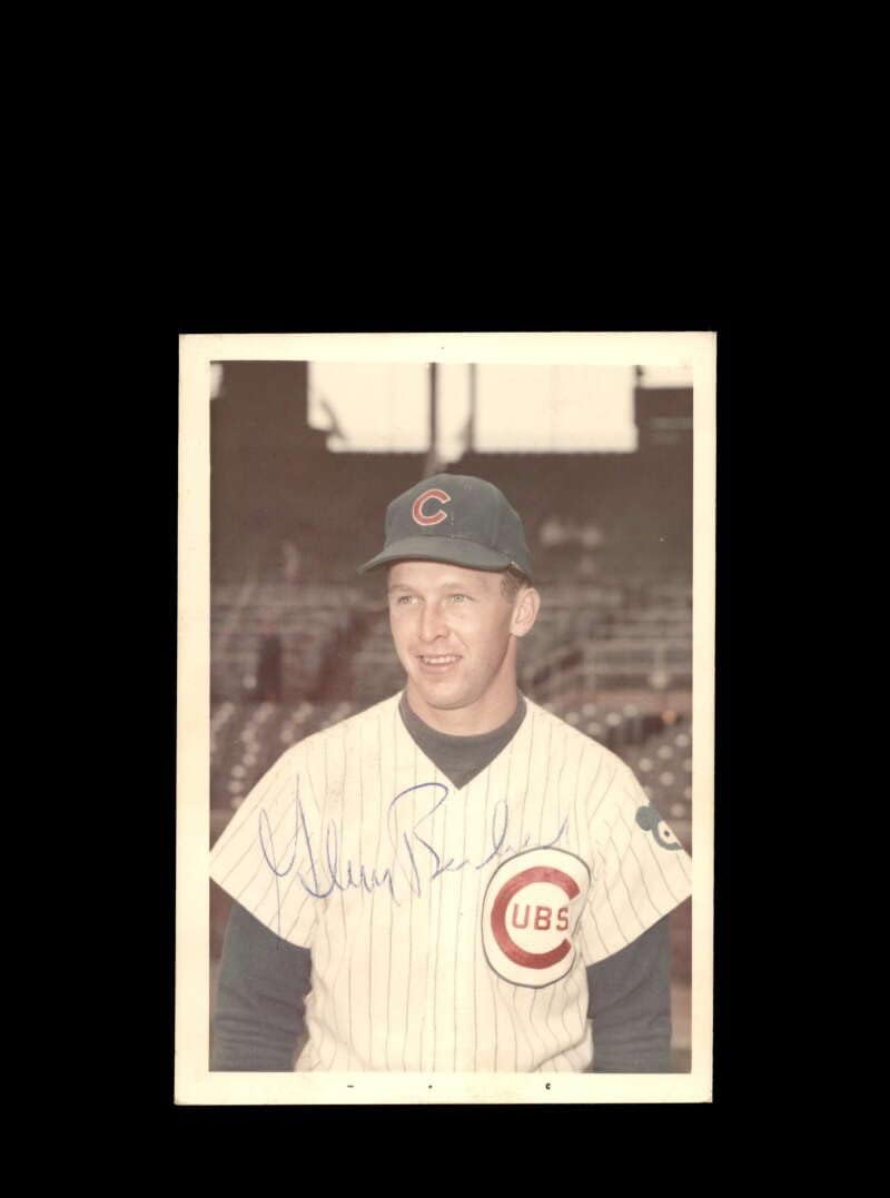 Glenn Beckert Signed Original 1960s 4×5 Snaphot Photo Chicago Cubs ...