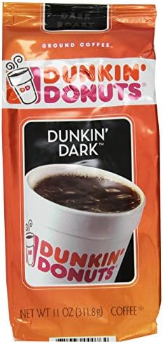 Amazon.com : Dunkin’ Midnight Dark Roast Ground Coffee, 11 Ounce (Pack ...