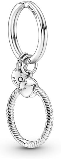 Amazon.com: Pandora Moments Charm Key Ring - Great Gift for Women ...