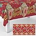 Amazon.com: GZBJMYGS Popcorn Party Tablecloth Popcorn Carnival Movie ...