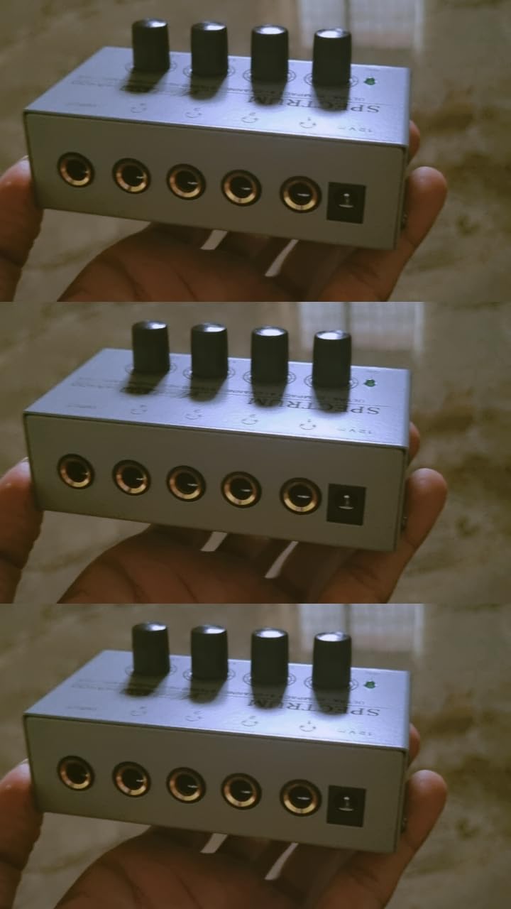 SPECTRUM HA400 Headphone Amplifier 4 Ch Channel Metal Audio Stereo ...