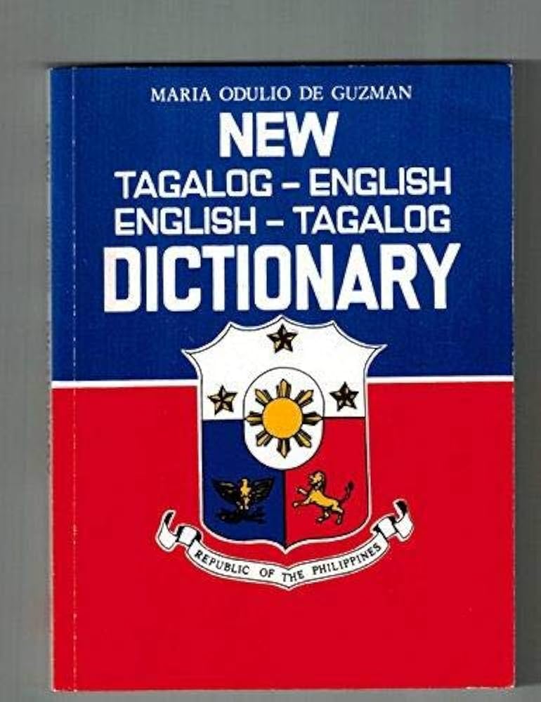 Tagalog Dictionary Phonics Book Centrum Online Shop The New