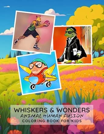 Whiskers and Wonders - Animal Human Fusion: 50 illustrations of ...