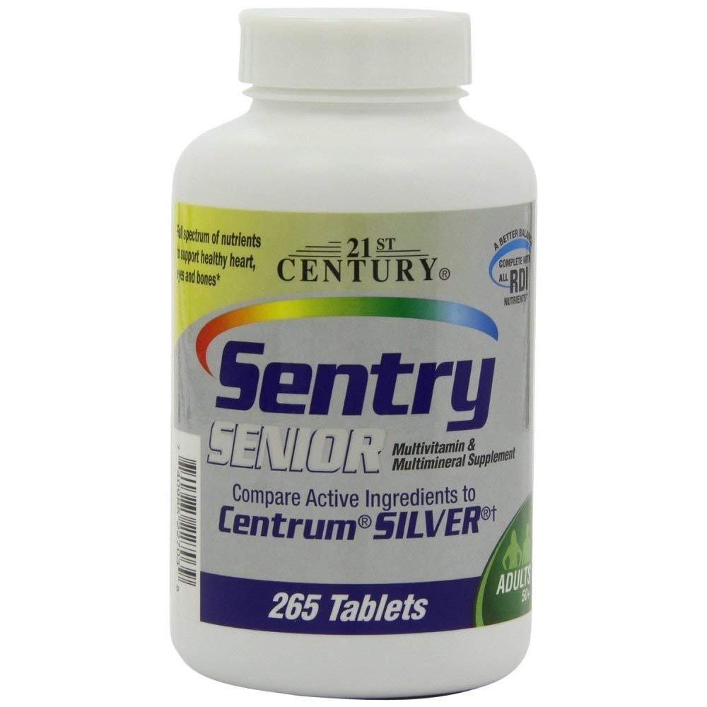 Amazon.com: 21st Century Sentry Senior Tablets - 265 ct, Pack of 2 ...