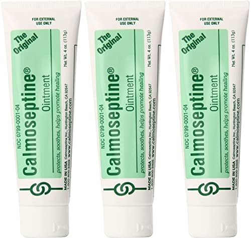 Amazon.com: Calmoseptine Ointment Tube, 4 Ounce (Pack of 3) : Health ...