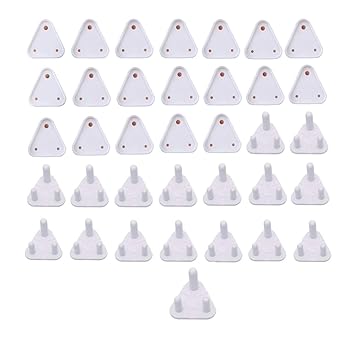 Buy See Inside Big Electrical Baby Safety Socket Cover I Triangle Shape ...