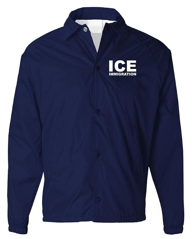 Buy ICE Immigration - Border Patrol Immigrant - Mens Coaches Jacket ...