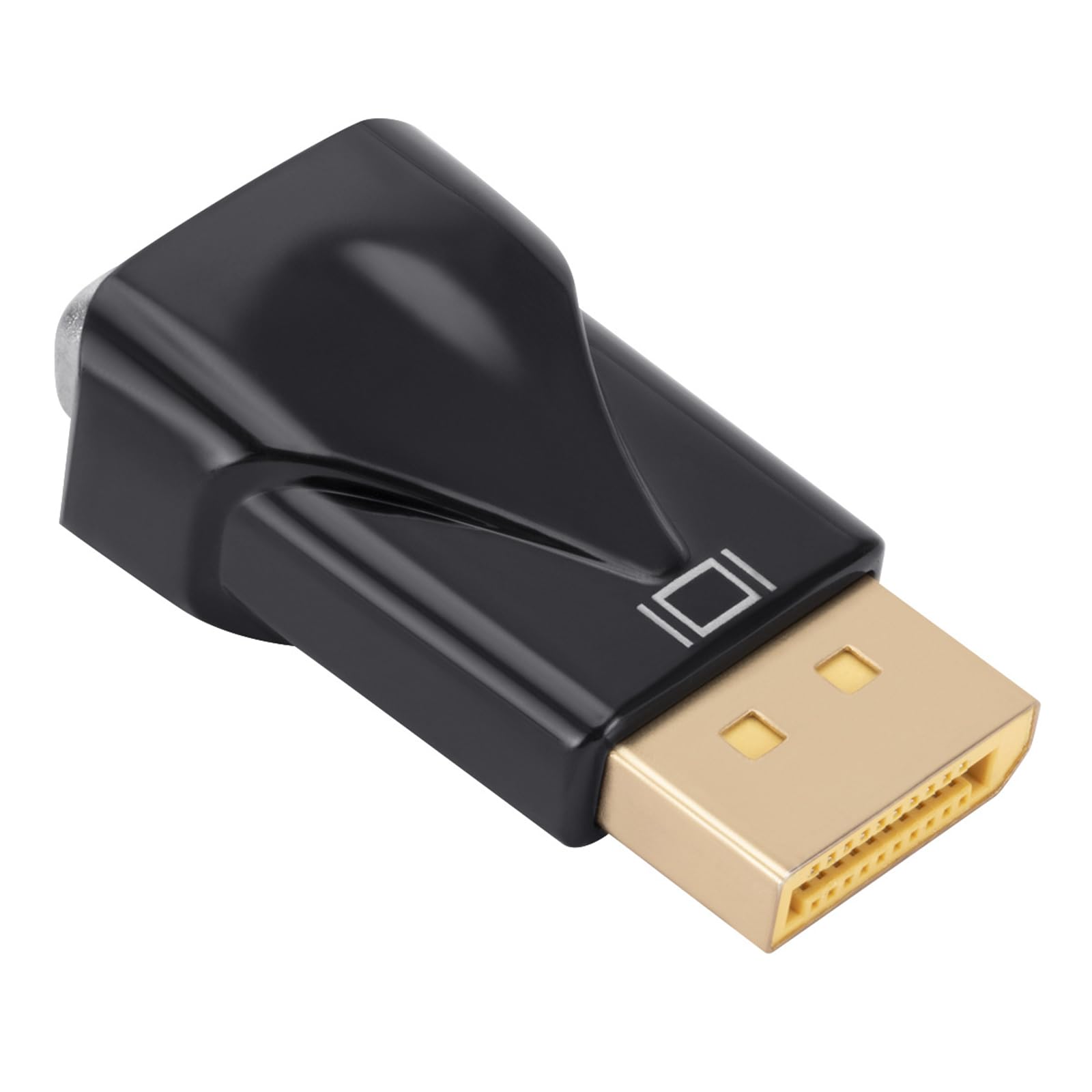 Yoetaun Adaptador DisplayPort a VGA chapado en oro 1080P estándar macho ...