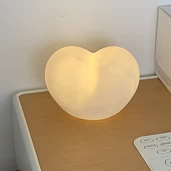 Heart Shaped Night Light Cute Cartoon Love Heart Creative Night Light ...
