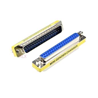 Amazon.com: 2pcs DB37 37pin Male to Female Serial Port Connector D-Sub ...