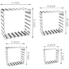 Amazon.com: Scalloped Square Cookie Cutter Set - 5 Inch, 4 Inch, 3 Inch ...