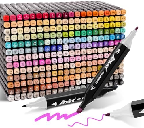 Banral 120 Farben Marker Stifte, Marker Set, Filzstifte Set Permanenter ...